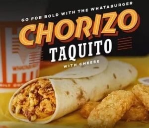 Whataburger's Chorizo Taquito is Back on the Menu - The Fast Food Post