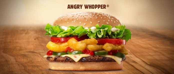 Burger King is Bringing Back The Angry Whopper - The Fast Food Post