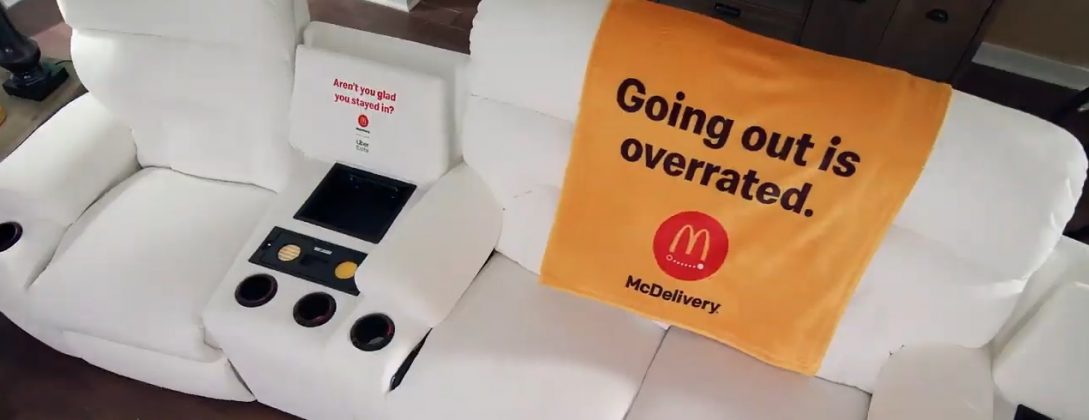 McDonald's New McDelivery Couch - The Fast Food Post