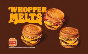 Burger King's Spicy Whopper Melt And Bacon Whopper Melt Now Available ...