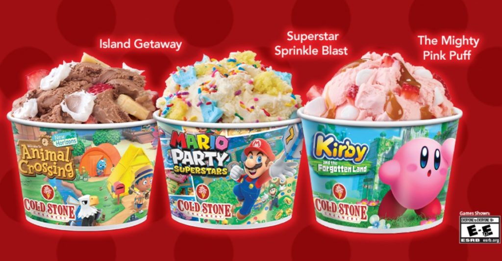 Cold Stone Creamery And Nintendo Launch New Mario, Kirby And Animal ...