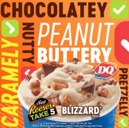 Dairy Queen Unveils New Reese's Take 5 Blizzard - The Fast Food Post