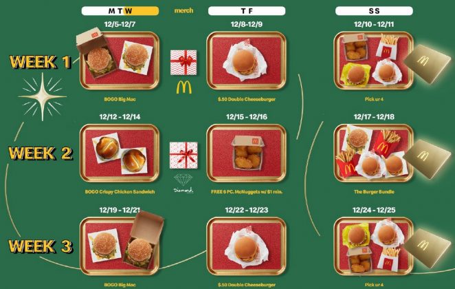 McDonald's December 2022 Deals And Promotions Include BOGO Big Macs, 50 ...