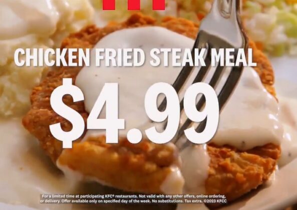 KFC Offers $4.99 Chicken Fried Steak Meal Every Tuesday At Select ...