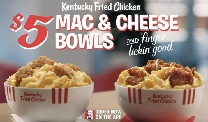 $5 Mac & Cheese Bowls Made With New Chicken Nuggets Return To KFC On ...