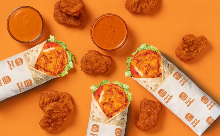 Burger King Unveils New Fiery Buffalo Royal Crispy Wraps And New Fiery ...