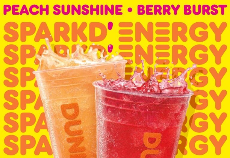 Dunkin' Releases New Caffeinated SPARKD' Energy Drinks - The Fast Food Post