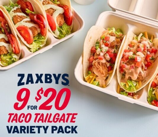 Zaxby's Unveils New Chicken Finger Taco Tailgate Variety Pack for ...