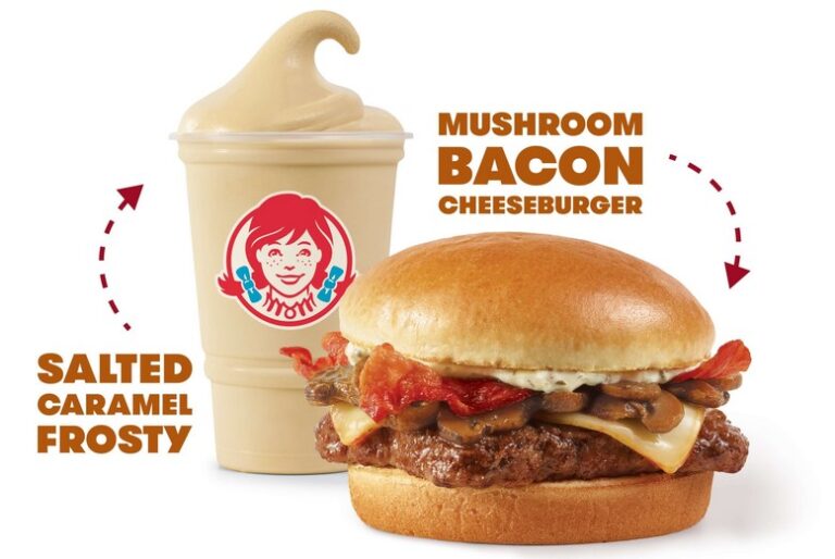 Wendy's Launches New Salted Caramel Frosty, Mushroom Bacon Cheeseburger ...