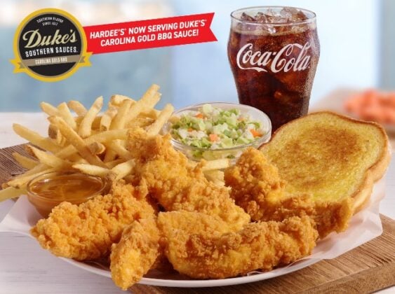 Hardee's Introduces Hand-Breaded Chicken Tenders with Duke's Carolina Gold BBQ Sauce and New ...