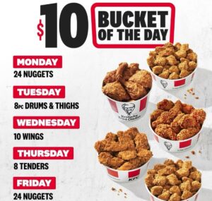 KFC Launches Bucket of the Day Deals Lineup Alongside Honey Chili Crisp ...
